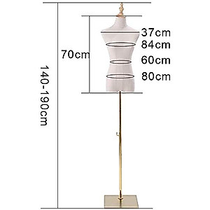 Mannequin Torso Mannequin Dress Form Torso Female Tailors Dummy Mannequin Dressmakers Dummies Display Bust Wood Arm Active Suitable for Apparel Jewelry Display Stand (C Small)