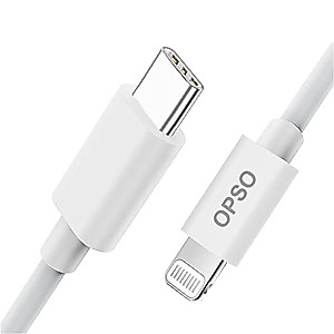 OPSO USB C to Lightning Cable 4ft, [Apple MFi Certified] iPhone 13 Charger Cable,Lightning to USB-C Cable Fast Charging Supports Power Delivery Compatible for iPhone 13/12/11/11 Pro/11 Max/X/XS/XR/XS