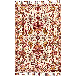 Loloi Rugs, Zharah Collection - Berry Area Rug, 5' x 7'6"