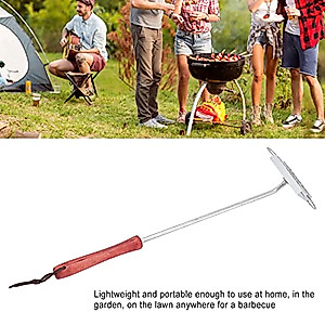 BBQ Meat Branding Iron, Stainless Steel Custom Branding Iron with Changeable Letters for Grill Steak Burger