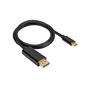 Corsair USB Type-C to DP Cable – Connects USB Type-C Port to DisplayPort – 4K Video Support – HDR – 60Hz Refresh Rate