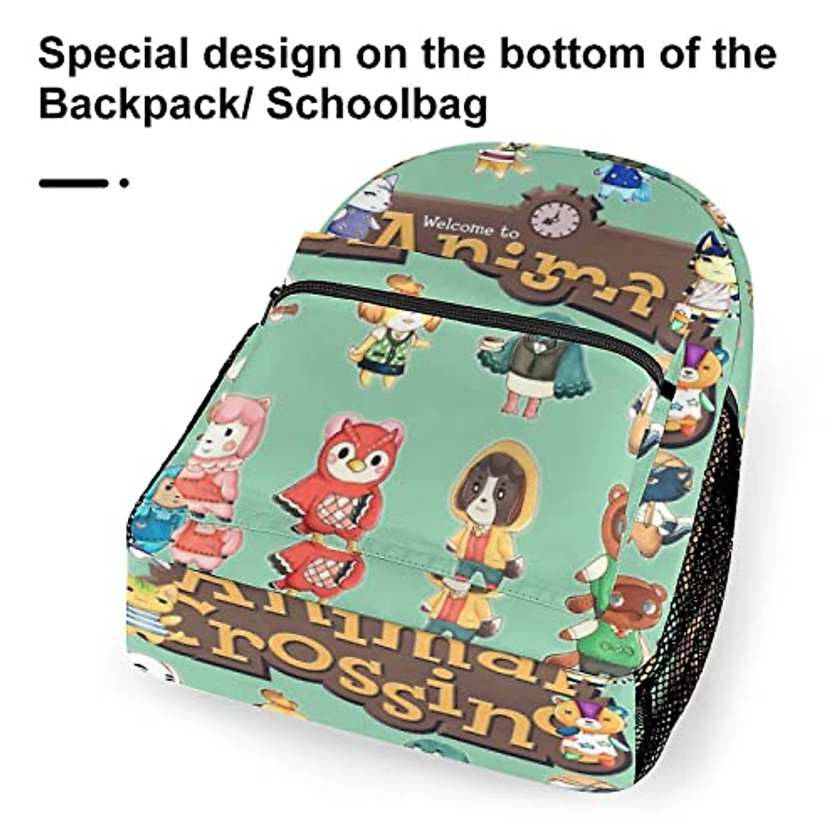 Rwillppycfei Women Backpack Animal Cute Crossing Backpack Large Storage Shoulder Backpack Perfect Casual Daypack Classical Basic Business Computer Bag