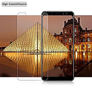 AQGG Tempered Glass Film + Cover for Oukitel C22 [5.86"], 9H Hardness Screen Protector and Soft Silicone Case Bumper Shell Transparent Protective TPU Cases -Girl