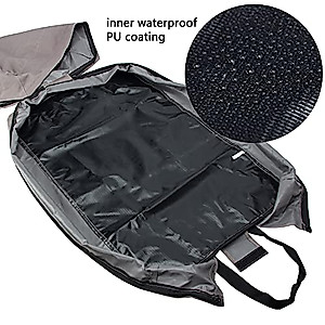 KISLANE Grill Cover/Bag for Coleman Roadtrip 285, Heavy Duty and Waterproof Carrying Bag Compatible with Coleman Roadtrip 285 for Outdoor Camping, BBQ, Gatherin (Grey)