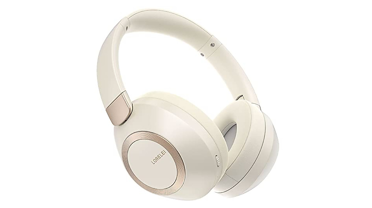 LORELEI B-C6 Wireless Headphones - 50H Playtime & Deep Bass
