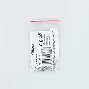 Akyga AK-CA-21 Fan Screws Set for Fan Silver Steel Pack of 4