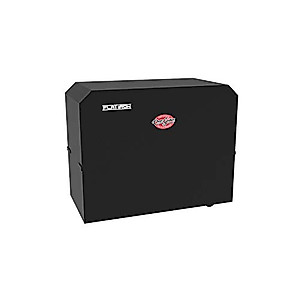 Char-Griller 8075 4-Burner Gas Griddle Cover, Black & 8905 Griddle Accessory Kit, 2 Spatulas, 2 Bottles and Scraper