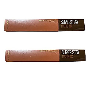 Maybelline York Pack of 2 SuperStay Matte Ink Liquid Lipstick, Caramel Collector # 265, 0.17 Fl Oz (Pack of 2)