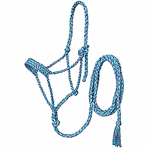 JT International Tough-1 50-9610-1499 Turquoise funfetti Mule Tape Halter/Lead