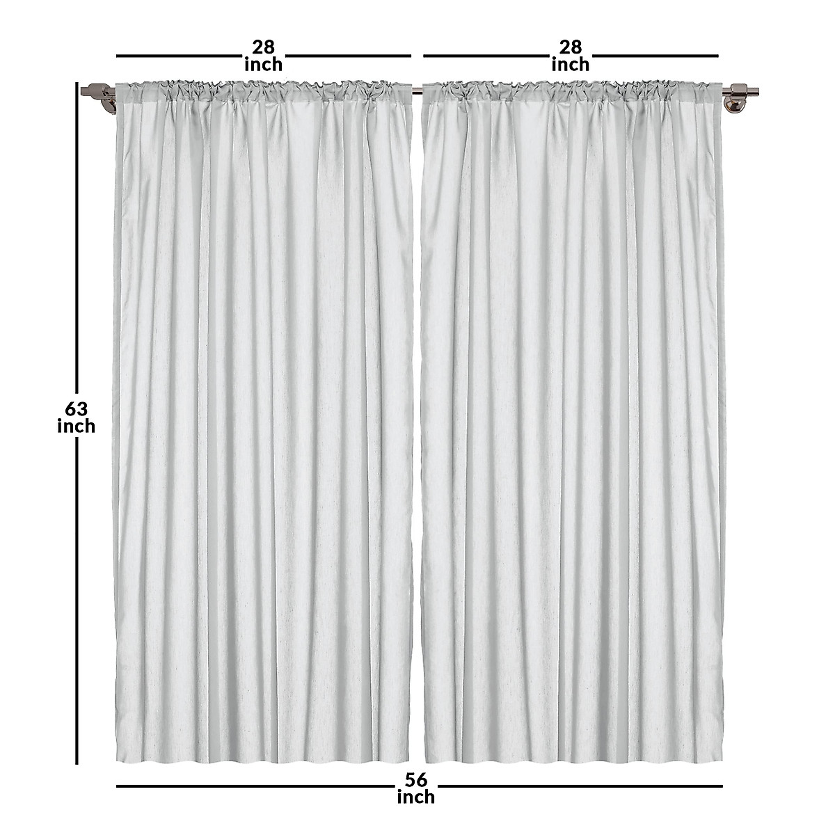 Ambesonne Bear Window Curtains, Cartoon Style Polar Bear Cubs on Sea Inspired Backdrop Arctic Wildlife, Lightweight Decor 2-Panel Set with Rod Pocket, Pair of - 28" x 63", Turquoise Blue