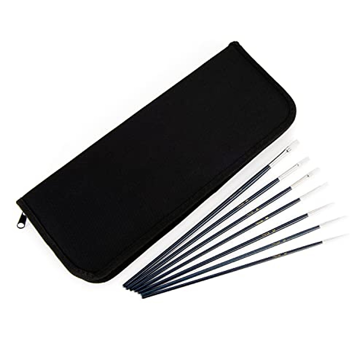 Royal & Langnickel Keep N' Carry Brush Carrier, Long Handle - Includes 7 Starter Brushes, 8pc