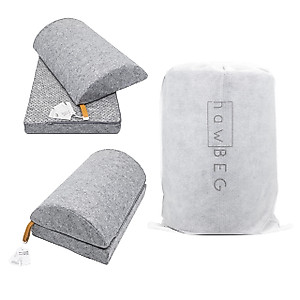 Adjustable Under Desk Footrest - Foot Stool for Desk at Work, Home - Desk Foot Rest - Ergonomic footrest Under Desk for Gaming - Office Footrests (Tall 11.5''x17''x6'', Grey)