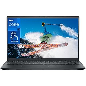 Dell Inspiron 15 2023 Newest Touchscreen Laptop for Business, 15.6" 1080p Anti-Glare, 13th Gen Intel Core i7-1355U(Up to 5GHz, 10 Cores), 16GB RAM, 1TB SSD, Wi-Fi 6, Win 11 Home, Bundle with JAWFOAL