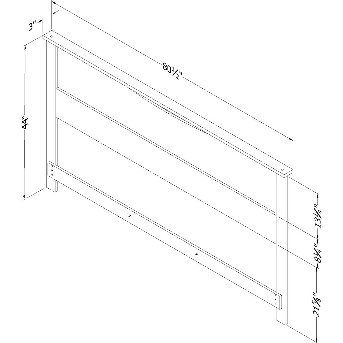 South Shore Step One Headboard, King 78-Inch, Pure White