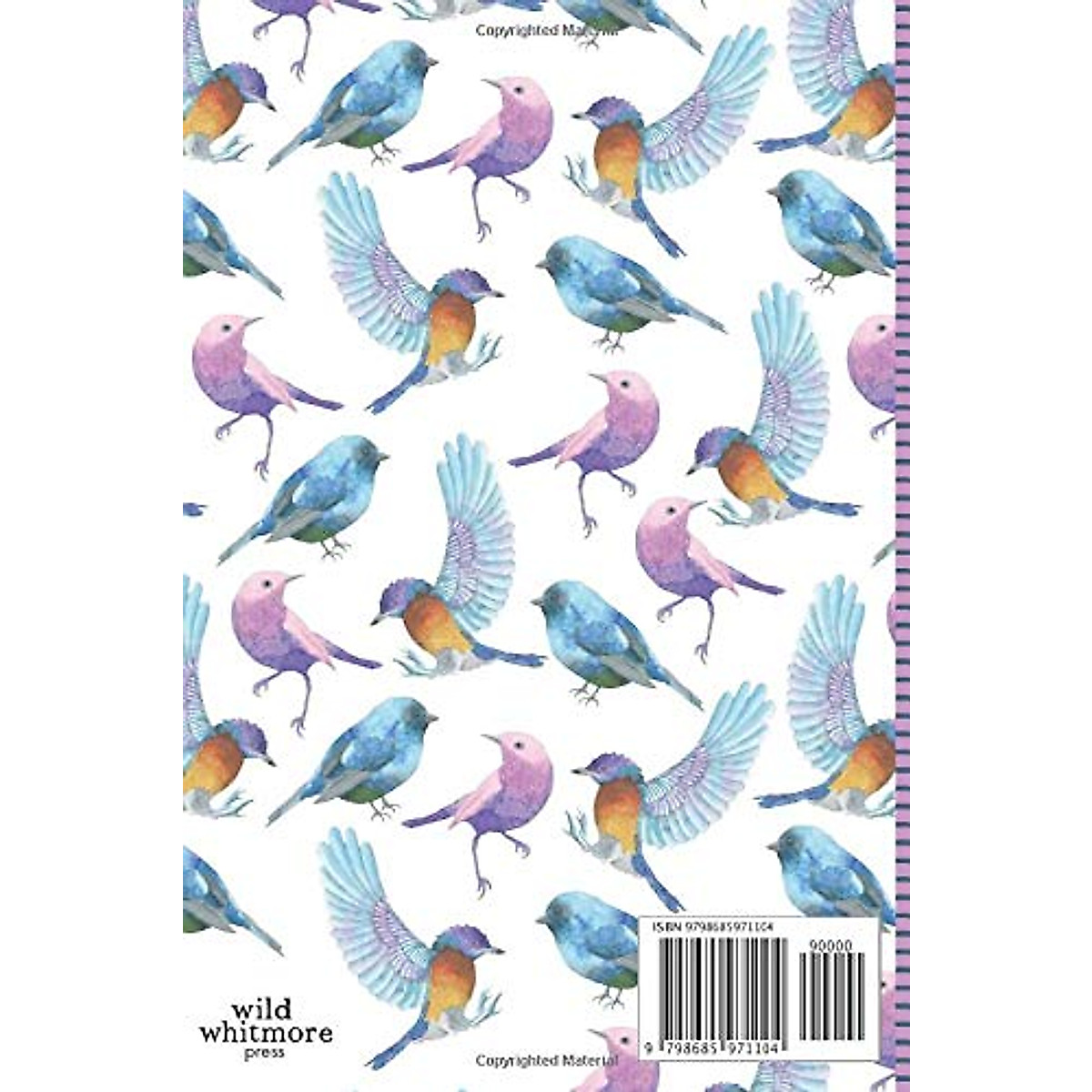 Birthday Book: A Date Keeper and Birthday Reminder Organiser Notebook – Bird Watercolour Drawing