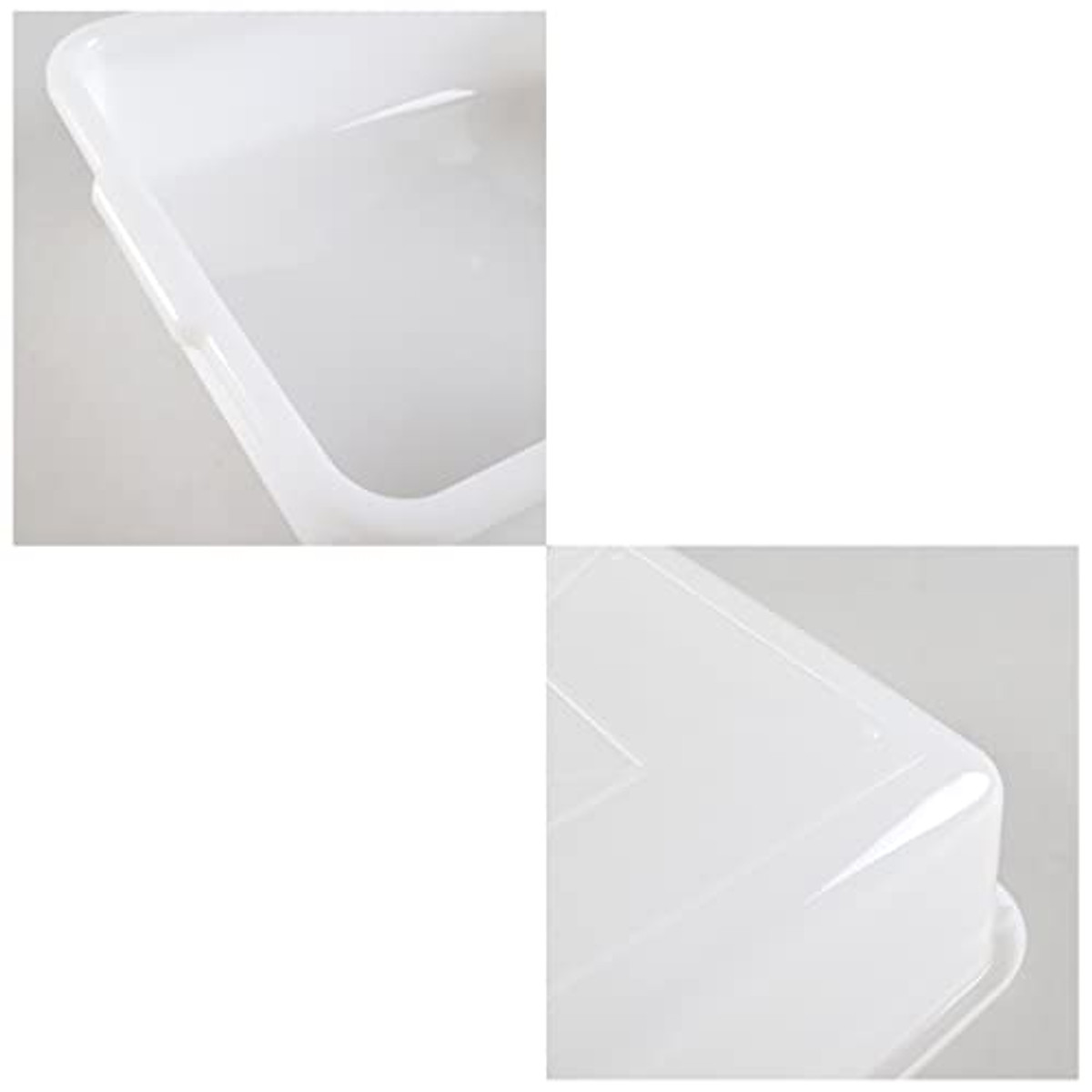Readsky 8 Liter Commercial Plastic Bus Box, Restaurant Bus Tubs, 5 Packs