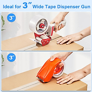 JARLINK Clear Packing Tape (12 Rolls), Heavy Duty Packaging Tape for Shipping Packaging Moving Sealing, Stronger & Thicker 2.8mil, 2 inches Wide, 60 Yards Per Roll, 720 Total Yards