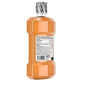 Listerine Ultraclean Oral Care Antiseptic Mouthwash with Everfresh Technology to Help Fight Bad Breath, Gingivitis, Plaque and Tartar, Fresh Citrus, 1 L