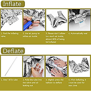 Dreamcolor Dog Happy Birthday Decorations Lets Pawty Balloon Dog Cat Party Banner (Silver)