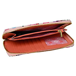 Loungefly Disney Mickey Minnie Mouse Wallet Zip Clutch AOP Floral