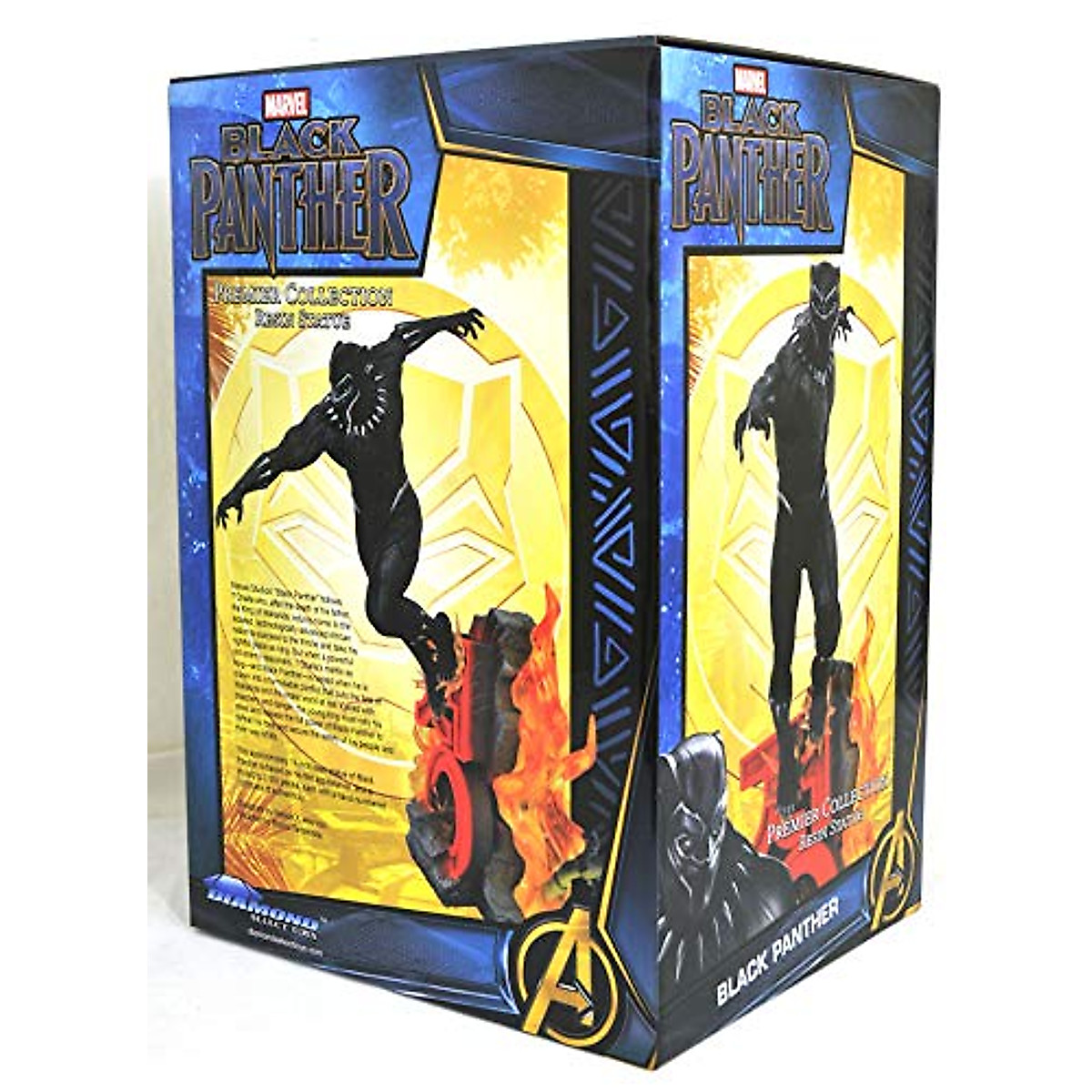 DIAMOND SELECT TOYS Marvel Premier Collection: Black Panther Movie Resin Statue