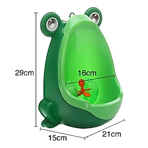Comcl Frog Children Potty Toilet Training Kid Urinal for Boy Pee Trainer Bathroom Green