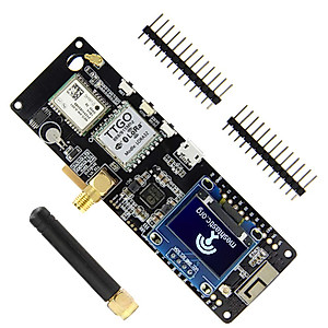 TTGO Meshtastic T-Beam V1.1 CH9102F CHIP ESP32 433/868/915/923Mhz WiFi Bluetooth ESP32 GPS NEO-6M SMA 18650 Battery Holder with OLED (433Mhz OLED)