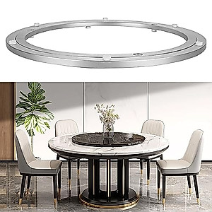 2 Pack 12 Inch Lazy Susan Turntable Hardware, Metal Rotating Turntable Bearings Swivel Plate, Heavy Duty Lazy Susan Bearing Hardware for Dining Table, Workbench