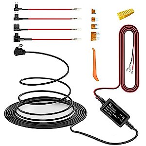 Dash Cam Hardwire Kit Mini USB Bangjia 12V-24V to 5V/2A Car Dash Camera Charger Power Cord（11.5ft