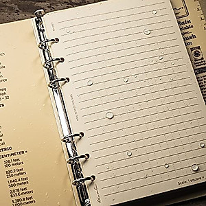 Rite In The Rain All-Weather Loose Leaf Paper, 4 5/8" x 7", 32# Tan, Universal Pattern, 100 Sheet Pack (No. 982T), 7 x 4.625 x 0.625 - Beige