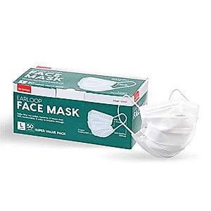 IRIS USA Standard 50 PC Box, White, Large (Pack of 50)