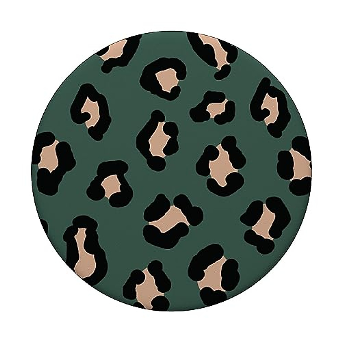 Cute Animal Hunter Green Cheetah Print Leopard Design PopSockets Standard PopGrip