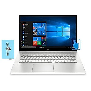 HP Envy 17t CG Home and Business Laptop (Intel i7-1165G7 4-Core, 16GB RAM, 256GB PCIe SSD + 1TB HDD, NVIDIA MX450, 17.3" Touch Full HD (1920x1080), Fingerprint, WiFi, Bluetooth, Win 11 Pro) with Hub