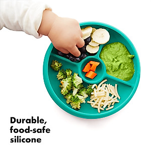 OXO TOT Silicone Feeding Gift Set - BPA and PVC Free