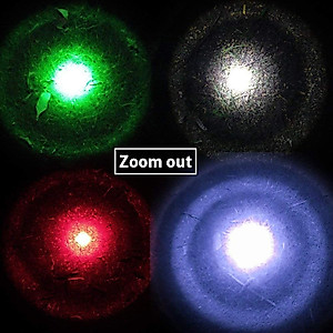 Odepro KL52Plus Zoomable Hunting Light with Red Green White IR850 Interchangeable Modules, Predator Flashlight with Pressure Switch, for Hog Coyote and Varmint Hunting