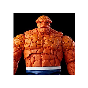 Marvel Hasbro Legends Series Retro Fantastic Four Thing 6-inch Action Figure Toy, Includes 3 Accessory