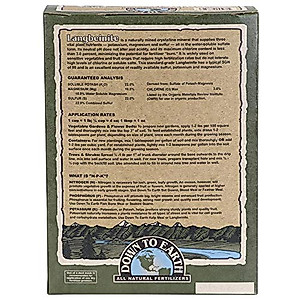Down to Earth Organic Langbeinite Fertilizer Mix 0-0-22, 5 lb