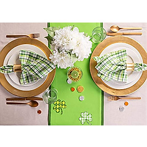 DII St. Patrick's Day Collection Tabletop, Table Runner, 14x52, Lucky Day