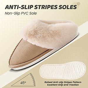 WATMAID Womens Slippers Memory Foam House Slippers Slippers for Women Indoor Christmas Slippers