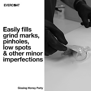 Evercoat Polyester Glazing Putty for Galvanized Steel, Aluminum, Fiberglass & More - 64 Fl Oz