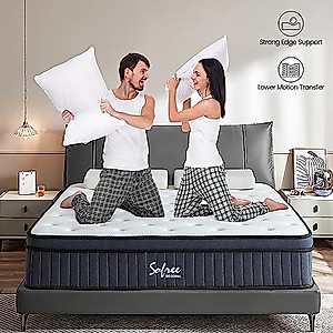 sofree bedding Full Size Mattress, 10 Inch Memory Foam Hybrid Mattress, Full Mattress in a Box for Motion Isolation, Strong Edge Support, Medium Firm