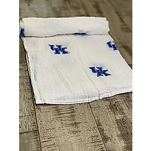 Three Little Anchors University of Kentucky Muslin Swaddle Blanket 47x47in