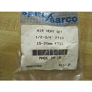 Spirax Sarco 0660086 Air Vent Set FT11 FT10