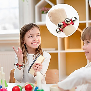 HUIANER Wrist Bells Hand Bells Percussion Instruments Jingle Bells Musical Instruments Musical Rhythm Toys, 8pcs