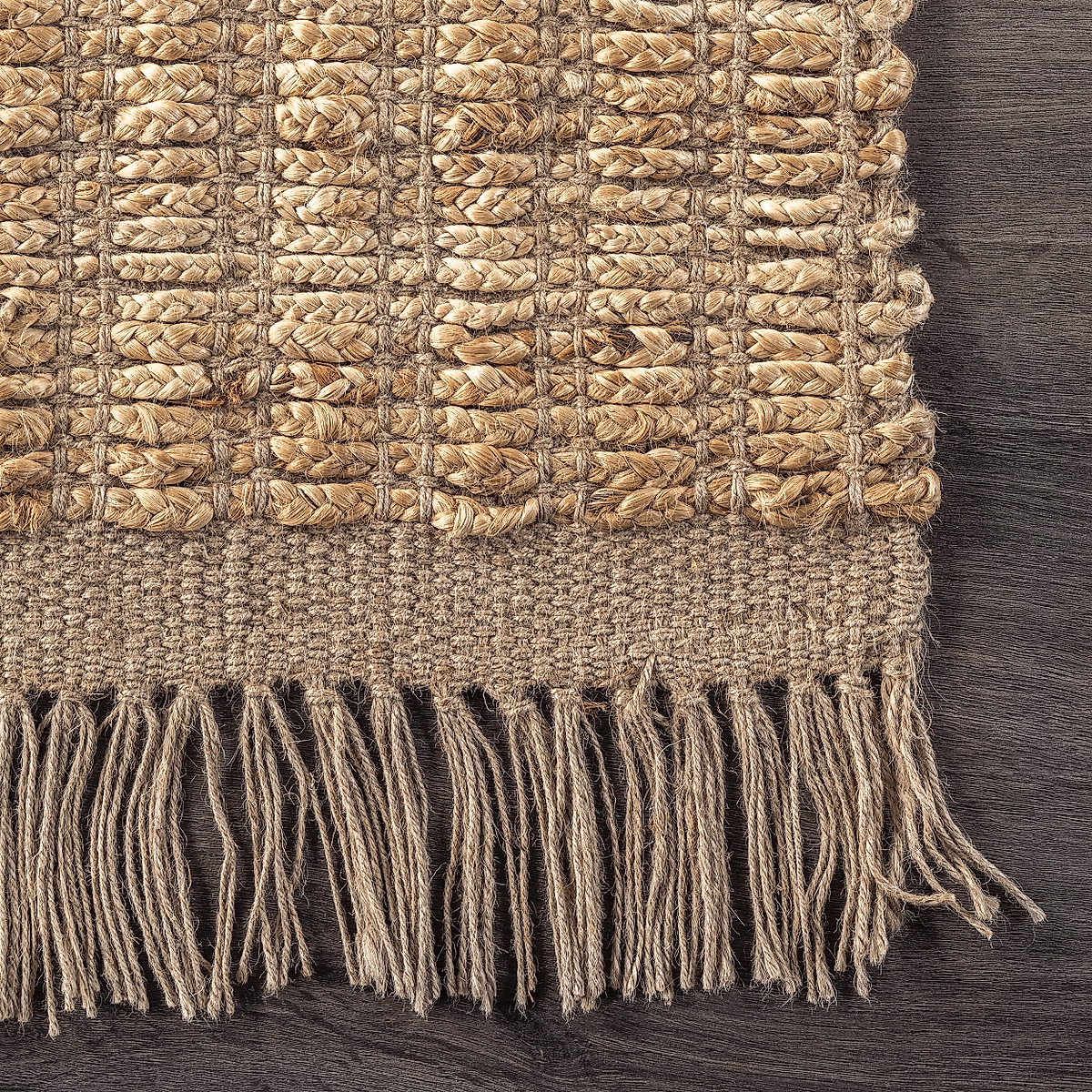 nuLOOM Lauren Liess Pampas Jute Tassel Area Rug, 10x14, Natural