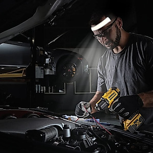 NESDCC Headlamp Rechargeable, 2-Pack Head Lamp Flashlight Head Light Hard Hat Light Headlamps for Adults Wide Beam Led Headlamp with Red Light Super Bright Waterproof Headlamps for Camping Hiking