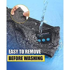 ASMRBAND Sleep Headphones, Cozy Wireless Headphone Headband,Noise Cancelling Headphones for Sleeping, Headphone Band Built in Speakers Perfect for Side Sleepers,Workout,Running,Yoga,Travel,Insomnia