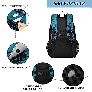 Sletend Backpack Bugs ​Toddler School Bags Child Lightweight Preschool Large Bookbags for Girls-Boys Middle-School Elementary