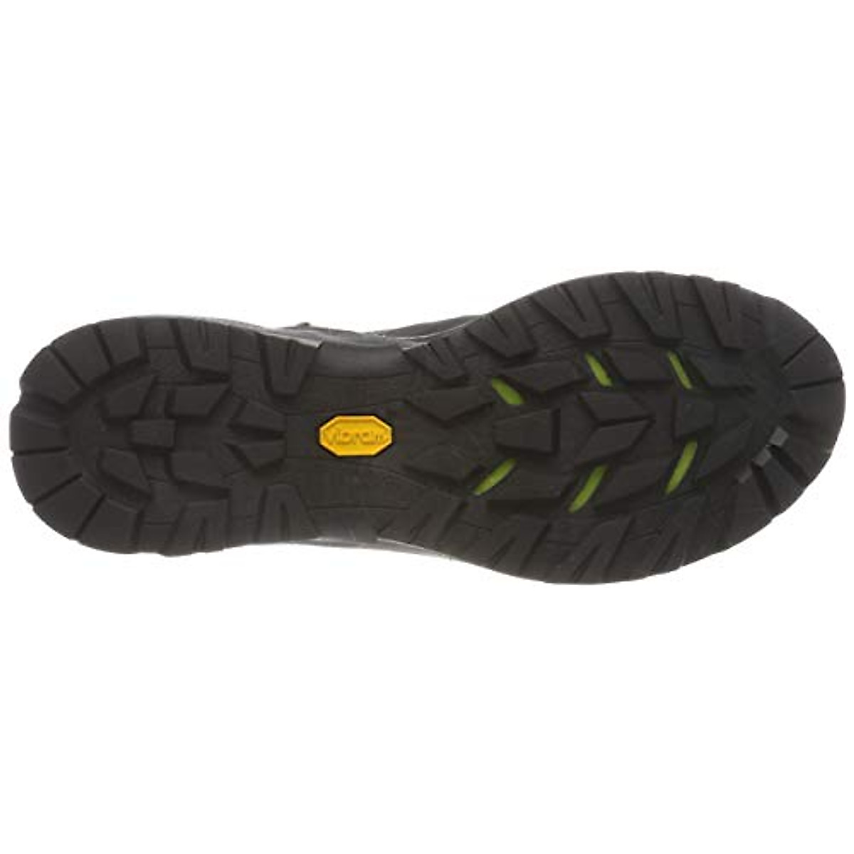 Jack Wolfskin Men's Force Striker Texapore Mid Hiking Shoe Boot, Dark Grey/Lime, 10