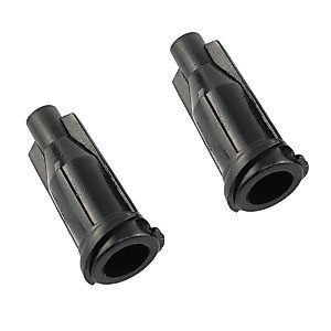 E-outstanding 200-Pack 17mm Industrial Dispensing Needle Tips Cap with Luer Lock for Storing Glue and Adhesives, Black